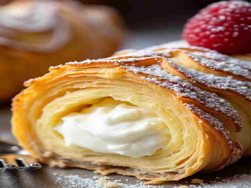 Cornets de Pâte Feuilletée à la Crème Pâtissière : Une Délicatesse ...